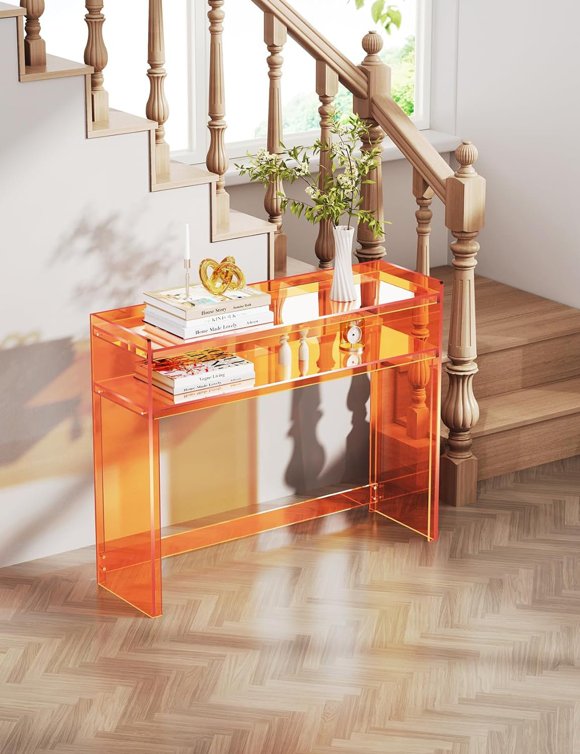 Wrought Studio™ Acrylic Console Table & Reviews | Wayfair