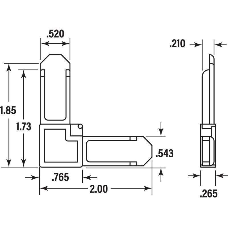 Prime-Line Screen Frame Corners, Plastic | Wayfair