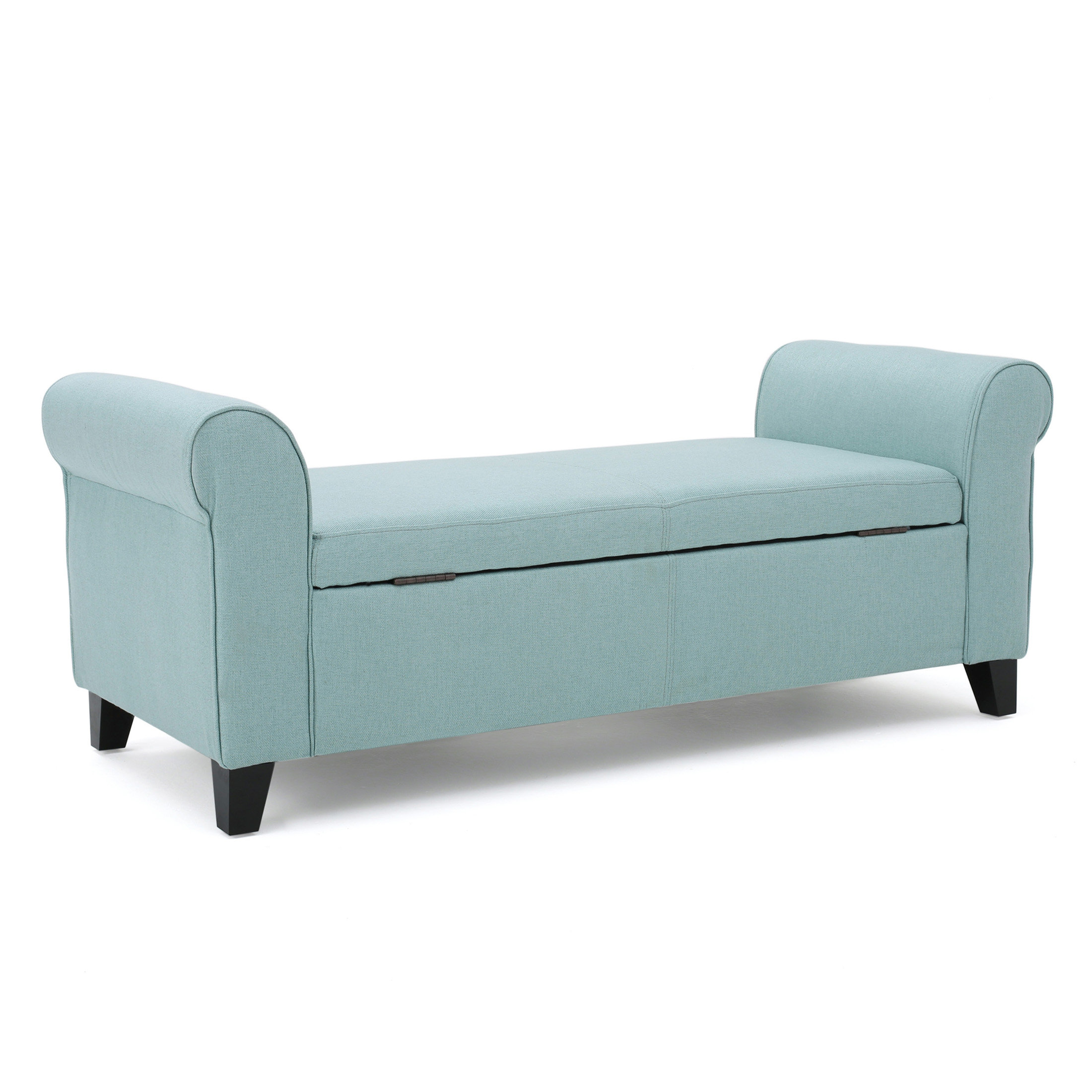 Everly Quinn HAYES ARMED STORAGE BENCH | Wayfair