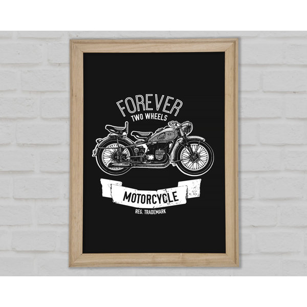 Williston Forge Forever Two Wheels - Single Picture Frame Art Prints ...