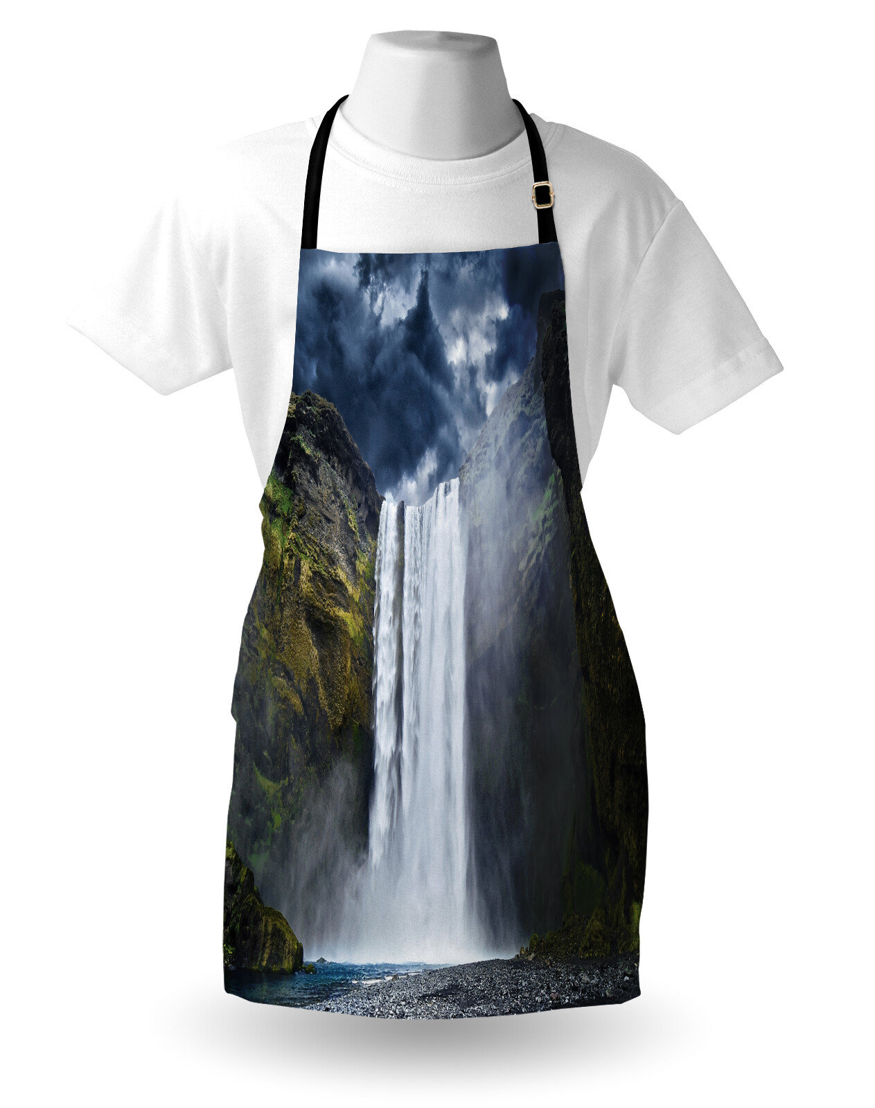 East Urban Home Landscape Apron Unisex America Cliffs Scene Adult Size ...