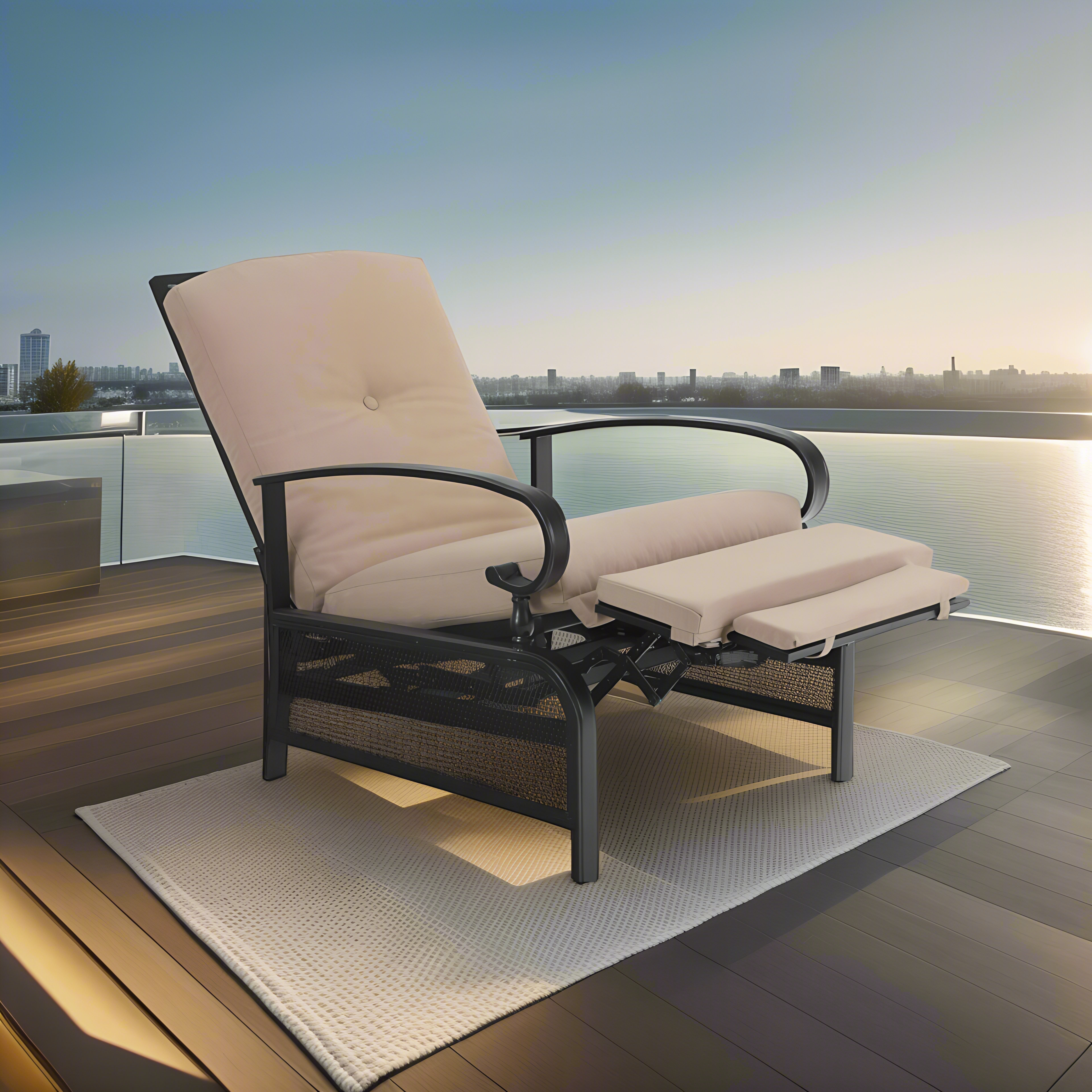 Charlton Home Desiraye Recliner Patio Chair with Cushions - Wayfair Canada