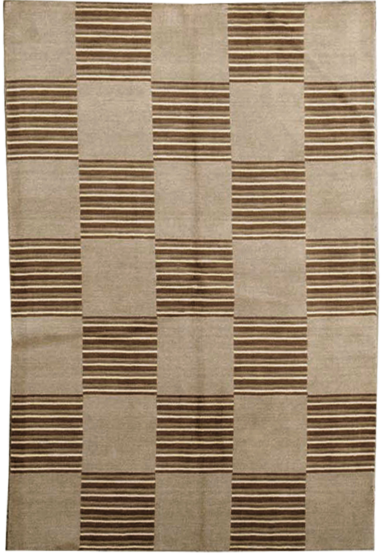 Bokara Rug Co., Inc. Gabbeh Hand-Knotted High-Quality Beige Area Rug ...