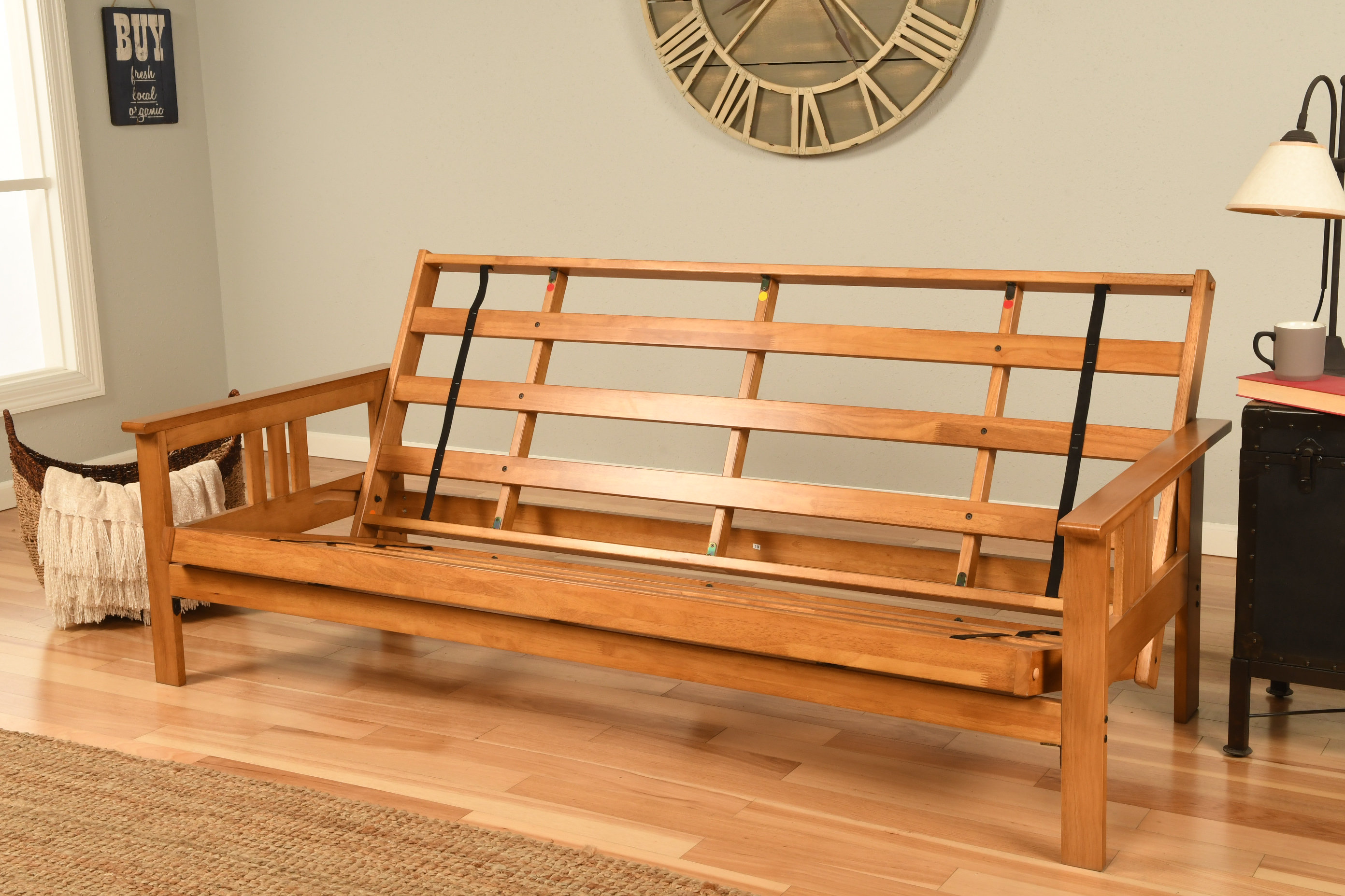 The Twillery Co.® Stratford Full-size Futon Frame & Reviews - Wayfair ...