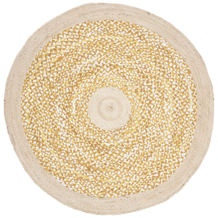 Highland Dunes Zeitler Hand Woven Jute, Cotton Rug & Reviews | Wayfair