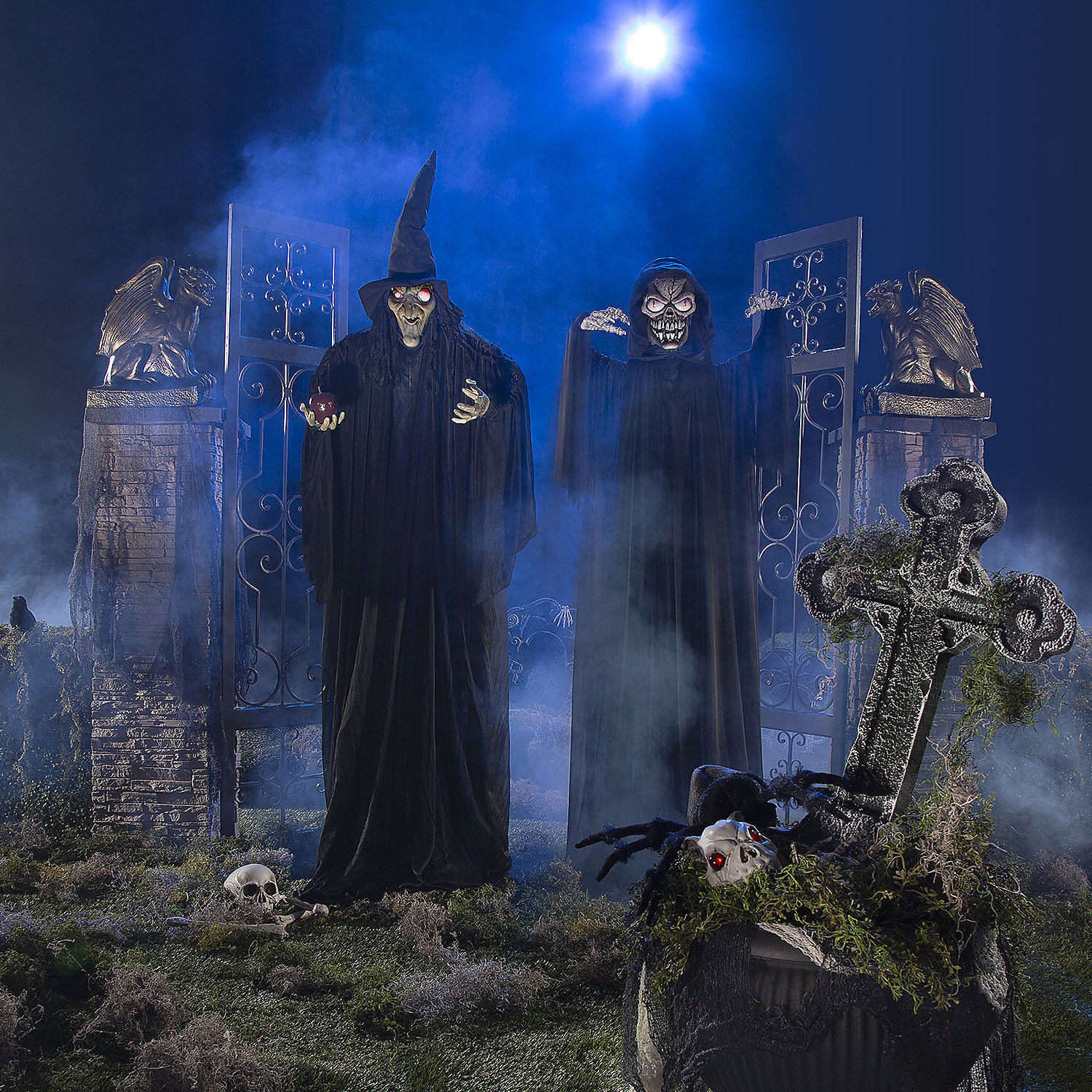 The Holiday Aisle® 2 Piece Witch & Reaper Couple Set | Wayfair