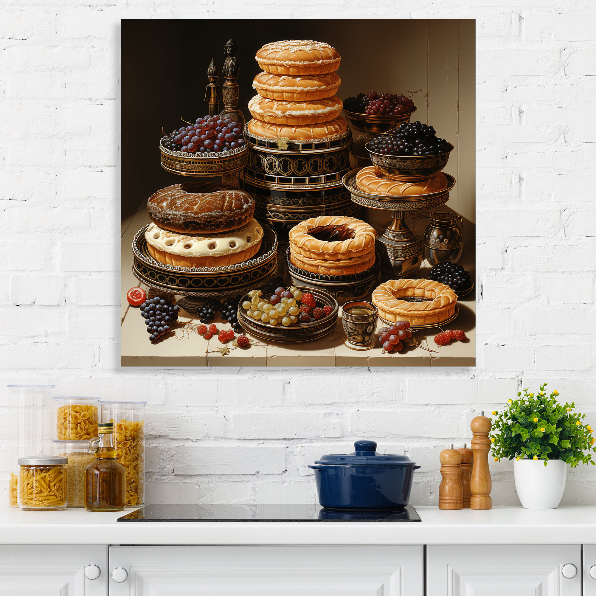 Winston Porter Brown Sweet Temptations Desserts - Desserts Wall Art ...