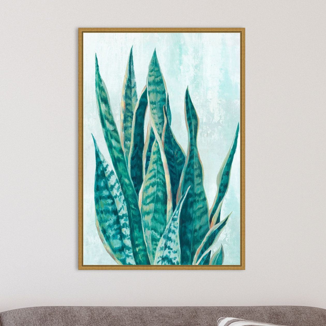 Bay Isle Home™ Variegated (Leaves) by Eva Watts - Floater Frame ...