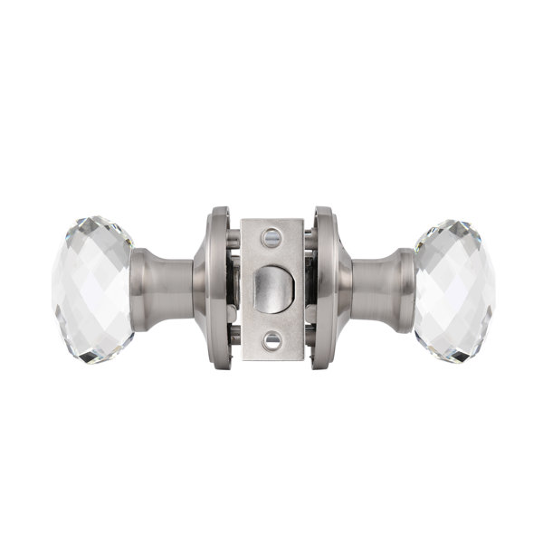 Probrico Interior Crystal Passage Round Door Knobs for Living room and ...