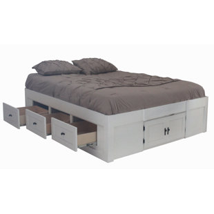 King Size White Storage Beds You'll Love | Wayfair