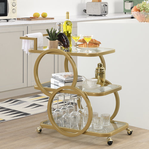 Wayfair | Gold Bar Carts You'll Love in 2023
