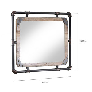 Trent Austin Design® Holsworthy Industrial Beveled Distressed Bathroom ...
