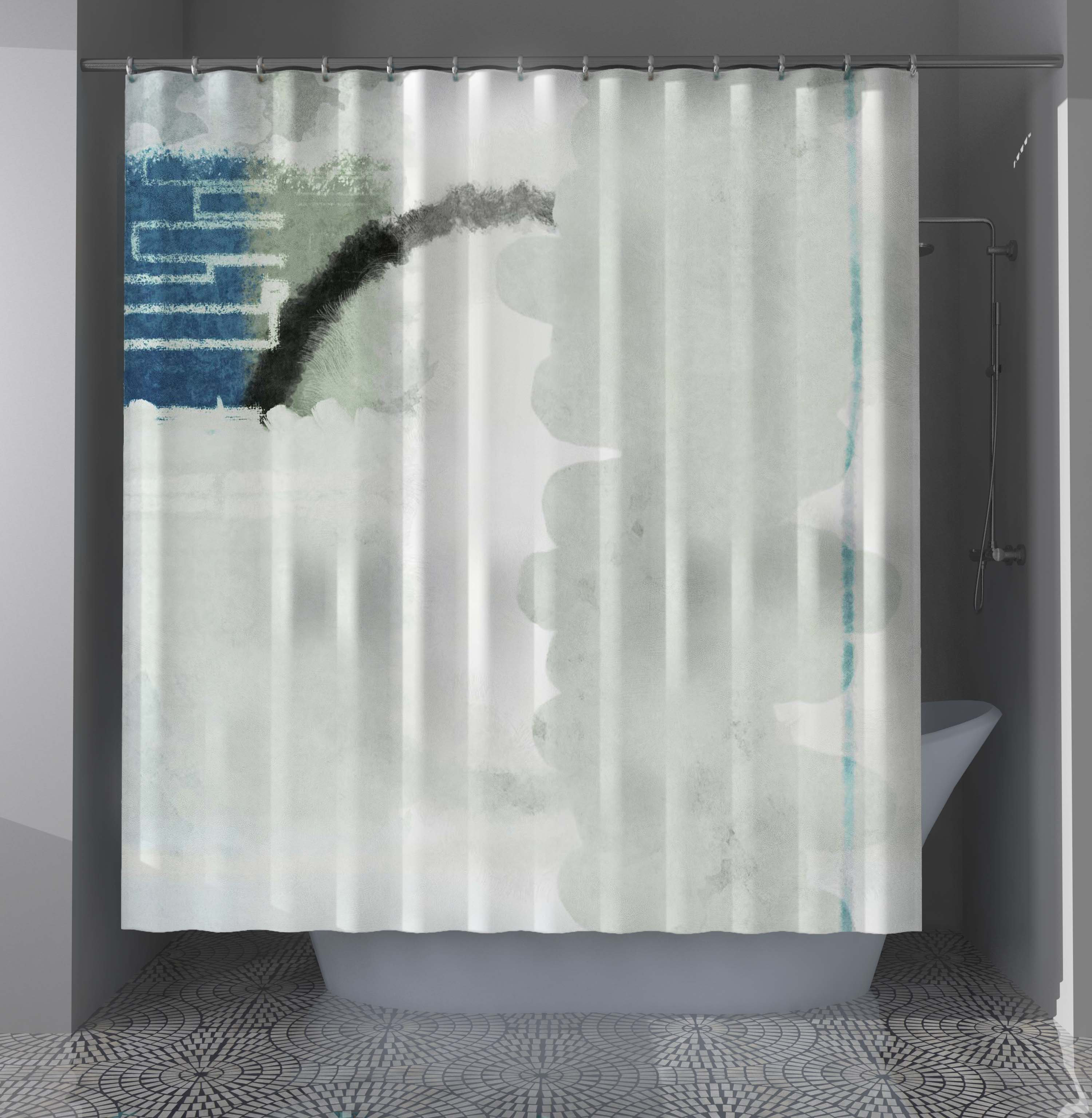 LeRoi Products Foolproof Singular Designer Shower Curtain - Wayfair Canada