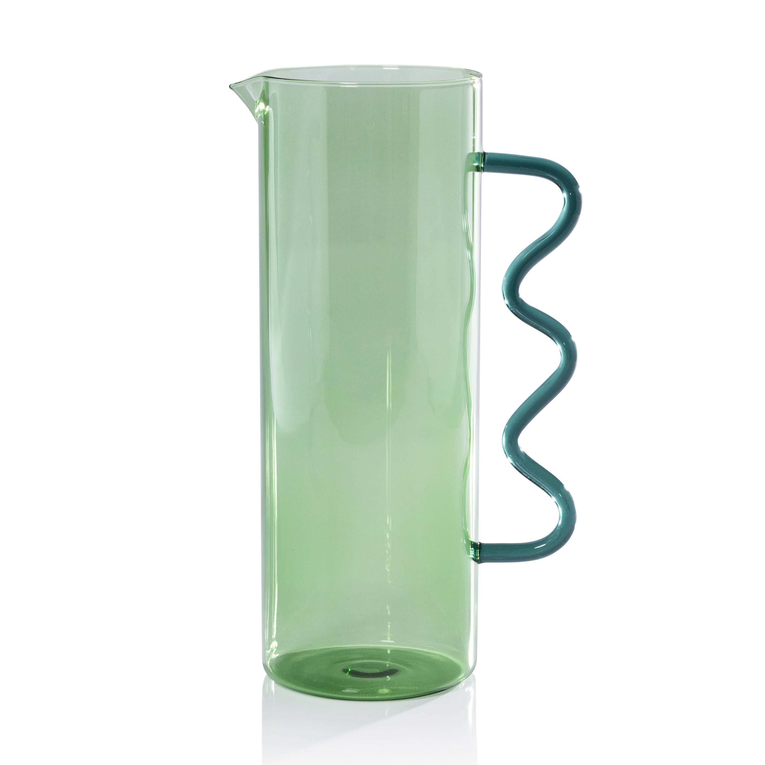 Ivy Bronx Costa de Sol Glass Pitcher & Reviews | AllModern