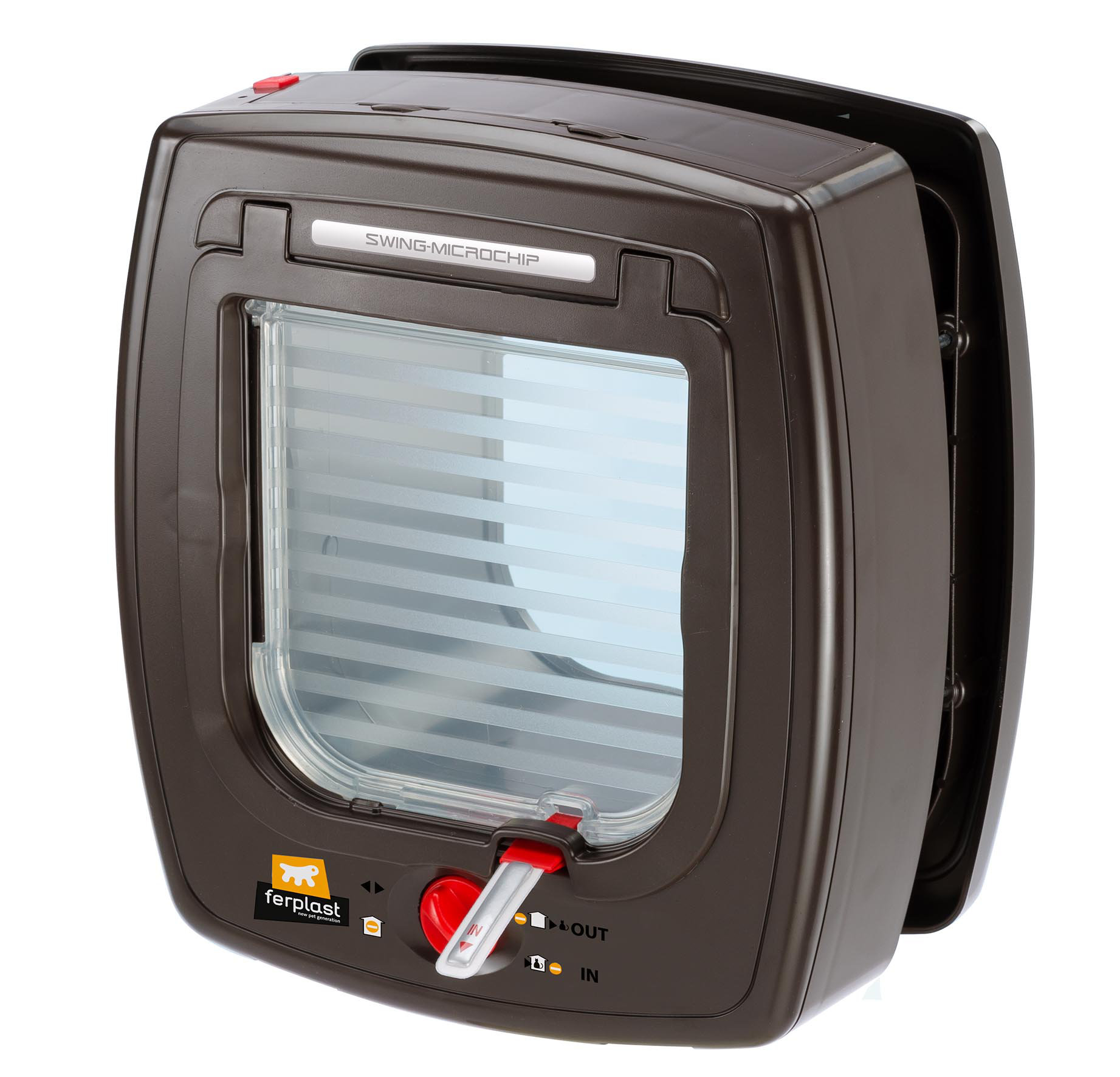 Midwest Homes For Pets Ferplast Swing Cat Flap with Microchip | Wayfair