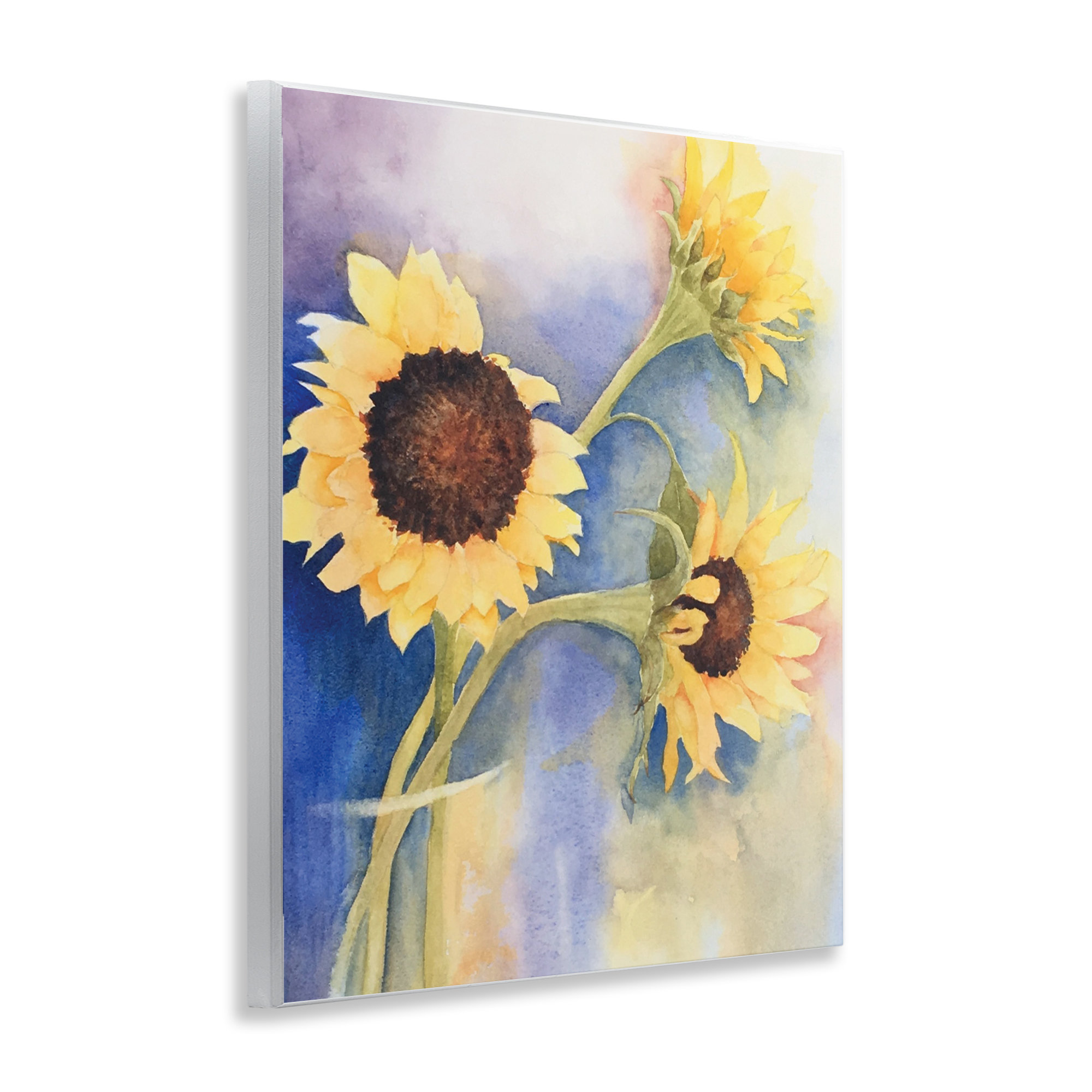 Ophelia & Co. Sunflower Trio in Vase Wall Plaque, design by Stephanie ...