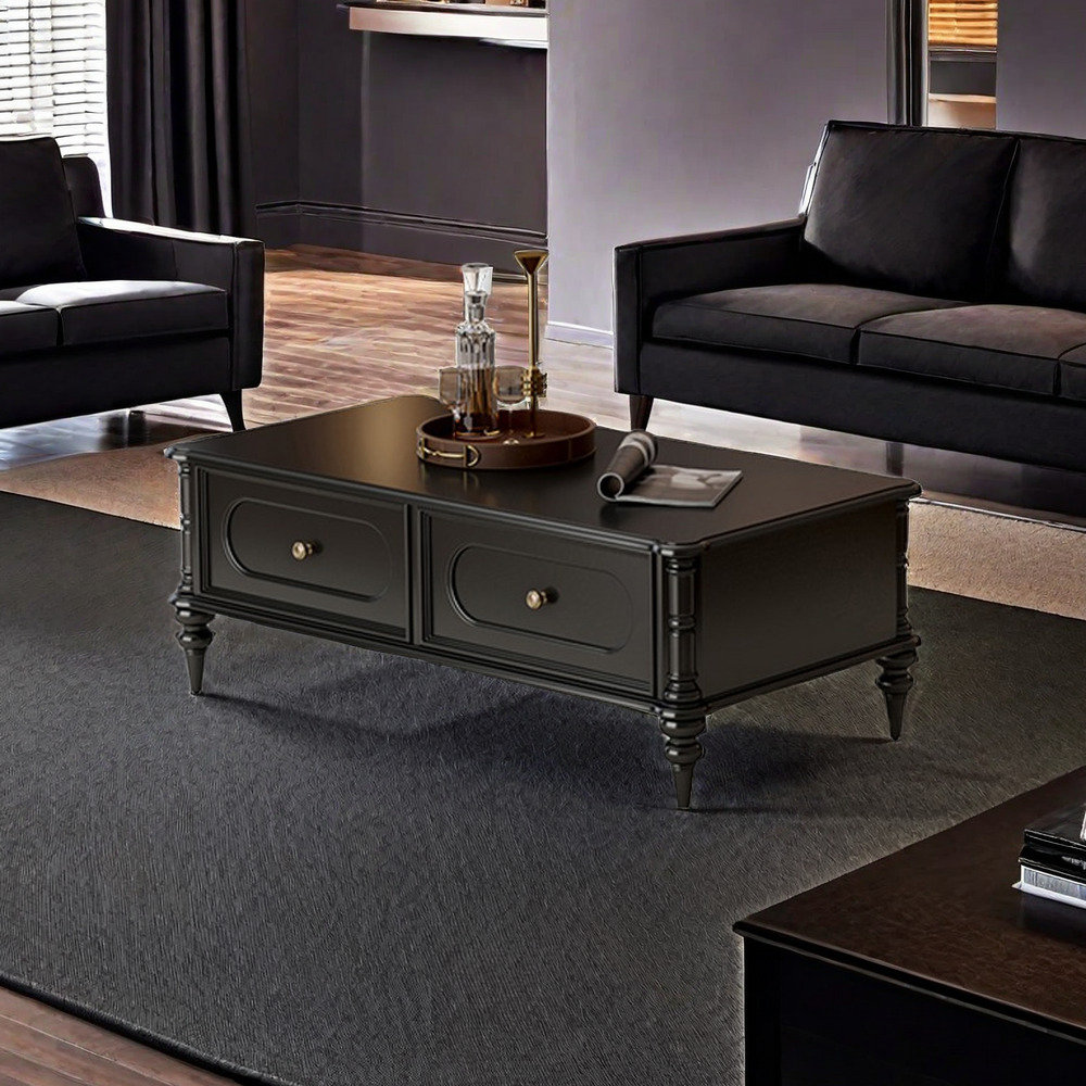 moonlight design American Style Solid Wood Coffee Table - Wayfair Canada