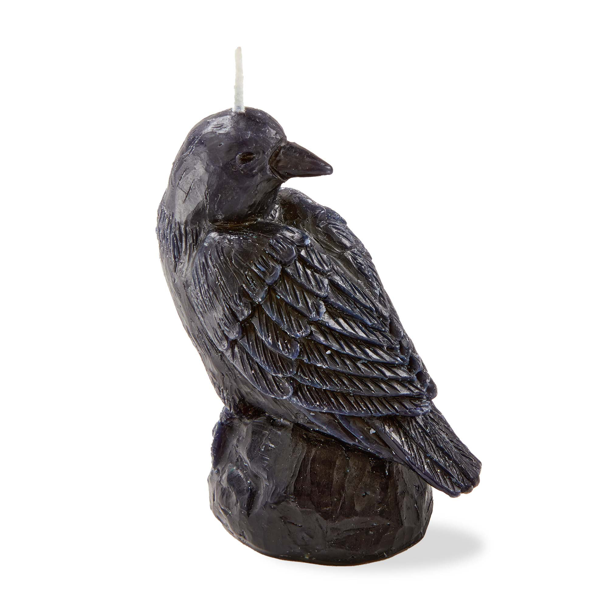 The Holiday Aisle® Halloween Black Crow Wax Candle Tealight Size | Wayfair