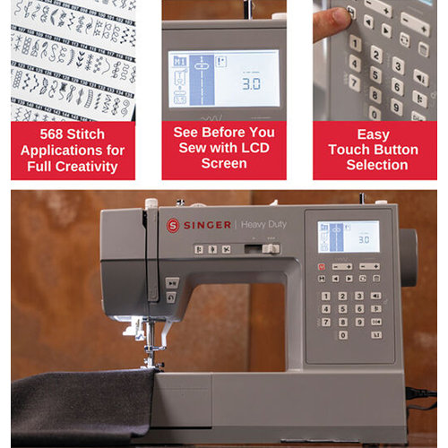 Singer 6800C Heavy Duty Computerized Sewing Machine | Wayfair