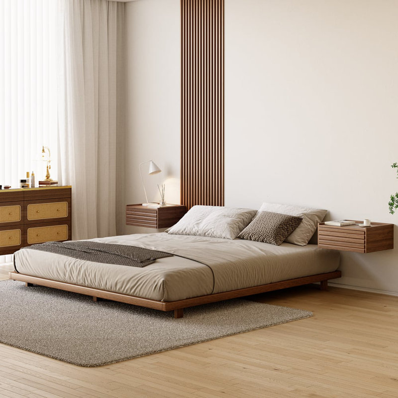 zen style platform bed