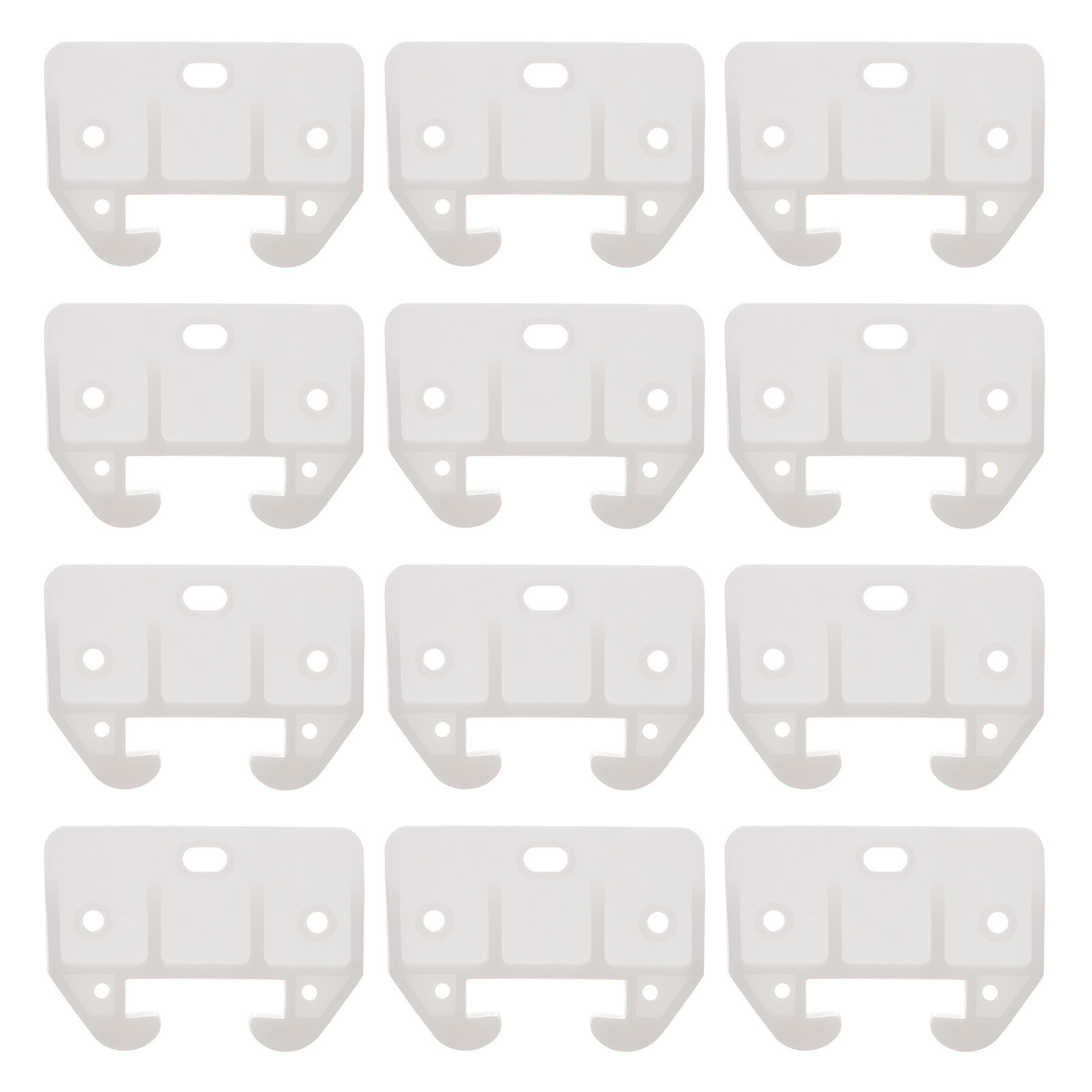 Ebern Designs 12Pcs Plastic Drawer Track Guides Track Rail Slides ...