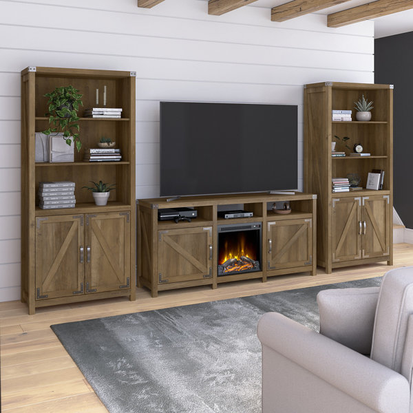 Laurel Foundry Modern Farmhouse Huckins 65.16'' Media Center & Reviews ...