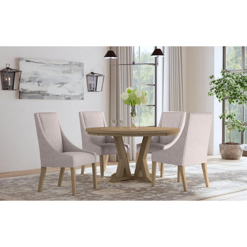 Flexsteel Lattice Round 5PC Dining Set | Wayfair