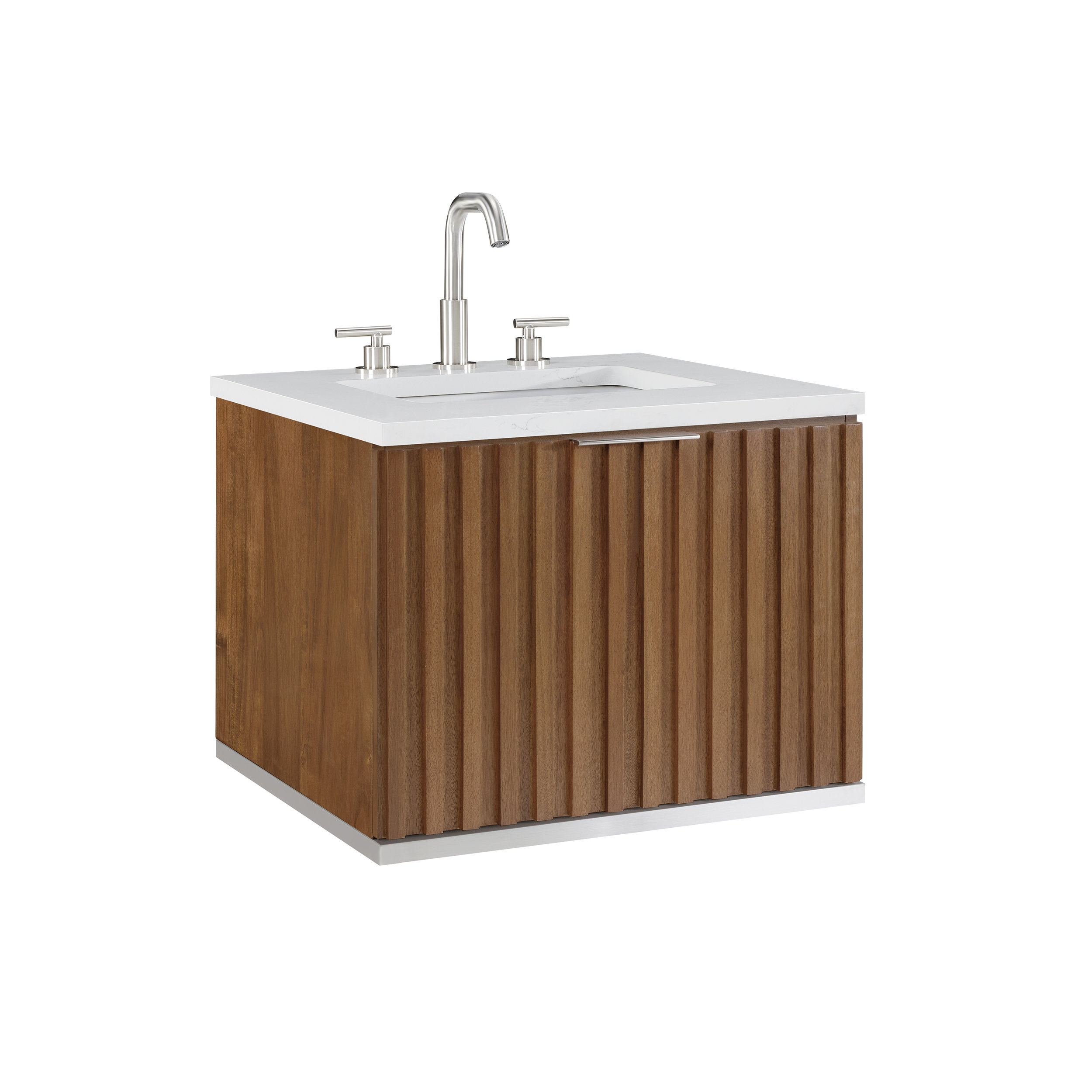 BEMMA Terra 24" Wall-Mounted Single Bathroom Vanity Set & Reviews ...