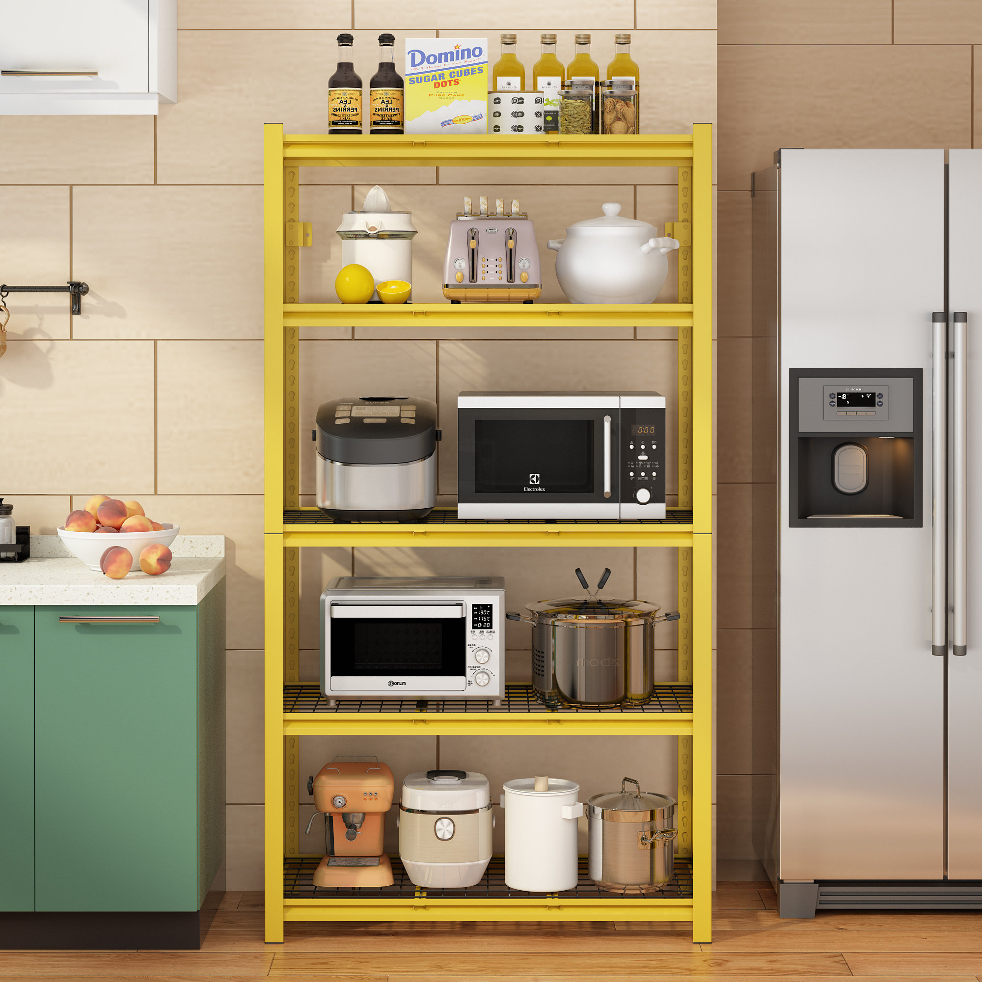 Mint Pantry® 5-Tier Adjustable Metal Shelving Unit ,Heavy Duty Garage ...