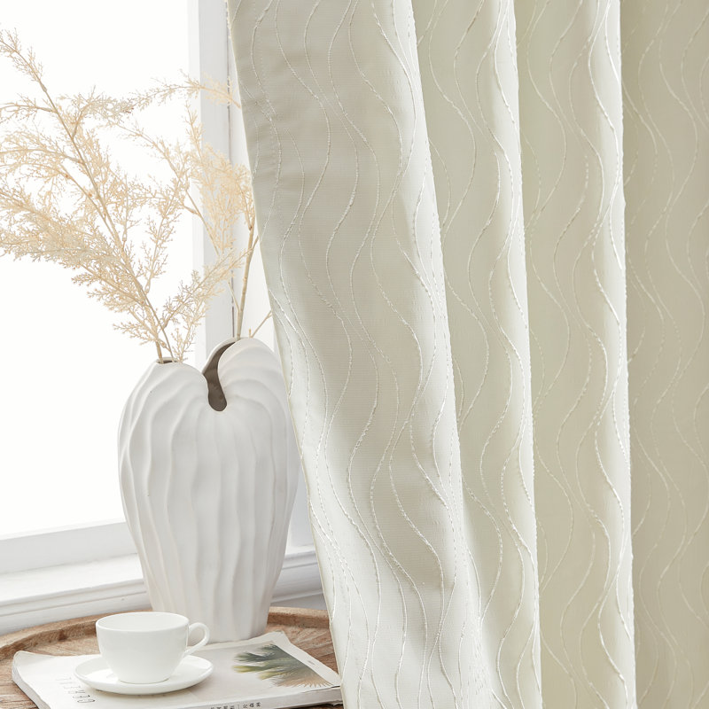 Canora Grey Farnham Polyester Curtain Pair & Reviews | Wayfair