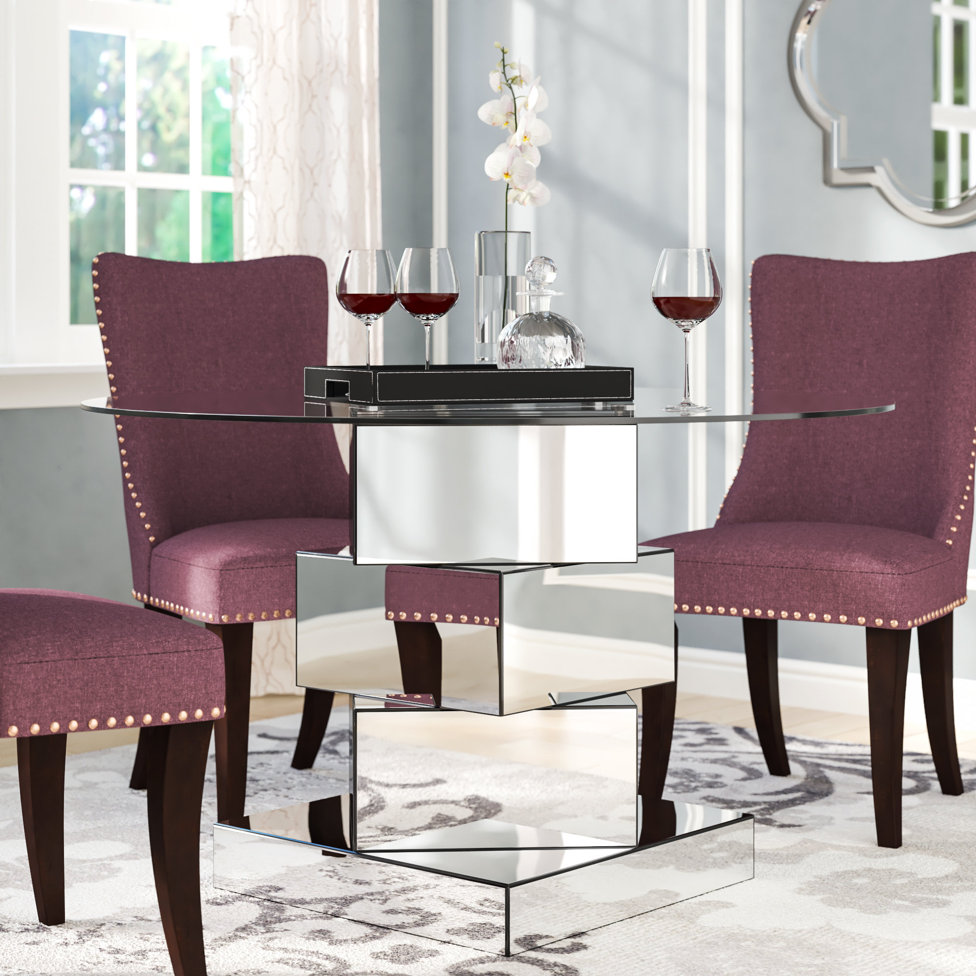 Everly Quinn Chih Dining Table & Reviews | Wayfair