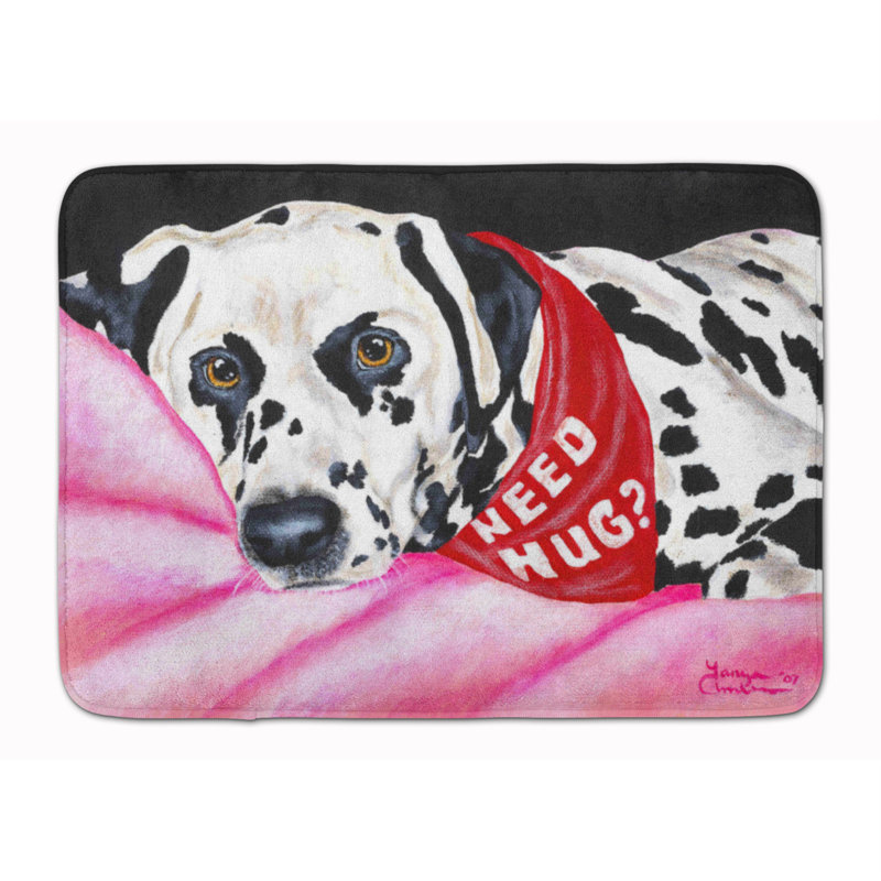 Winston Porter Iona-Louise Need A Hug Dalmatian Kitchen Mat | Wayfair