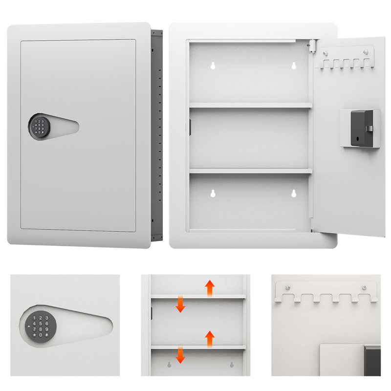 GOGEXX Wall Safe Lock for Personal Safe of Cash | Wayfair