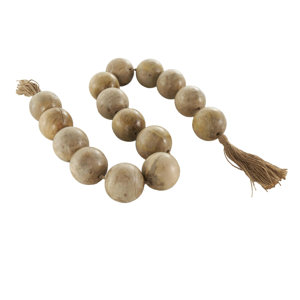 Dakota Fields Cole And Grey Mango Wood Handmade Round Extra Long Orb ...