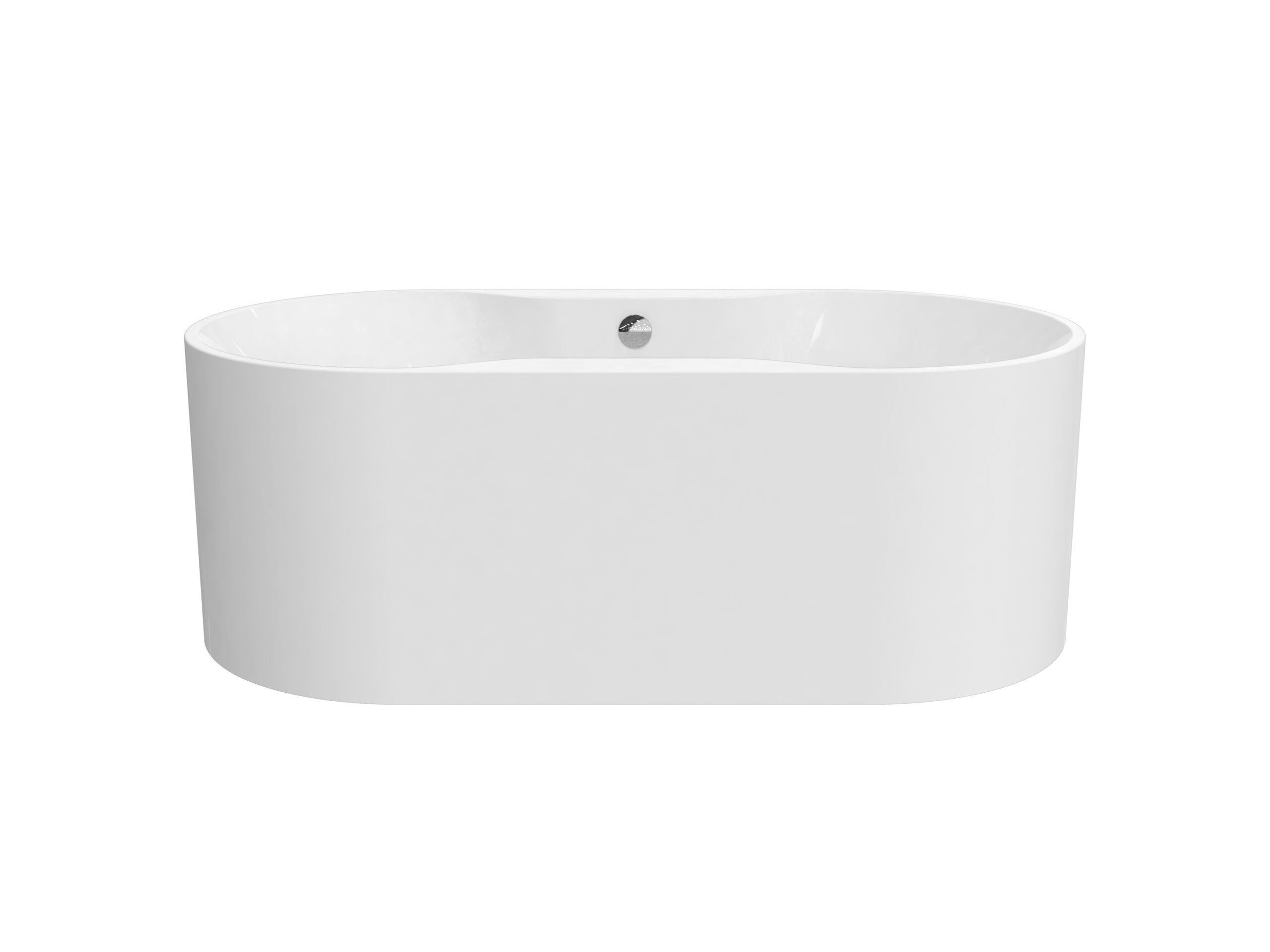 Carver Tubs 67'' x 34'' Freestanding Soaking Acrylic Bathtub | Wayfair