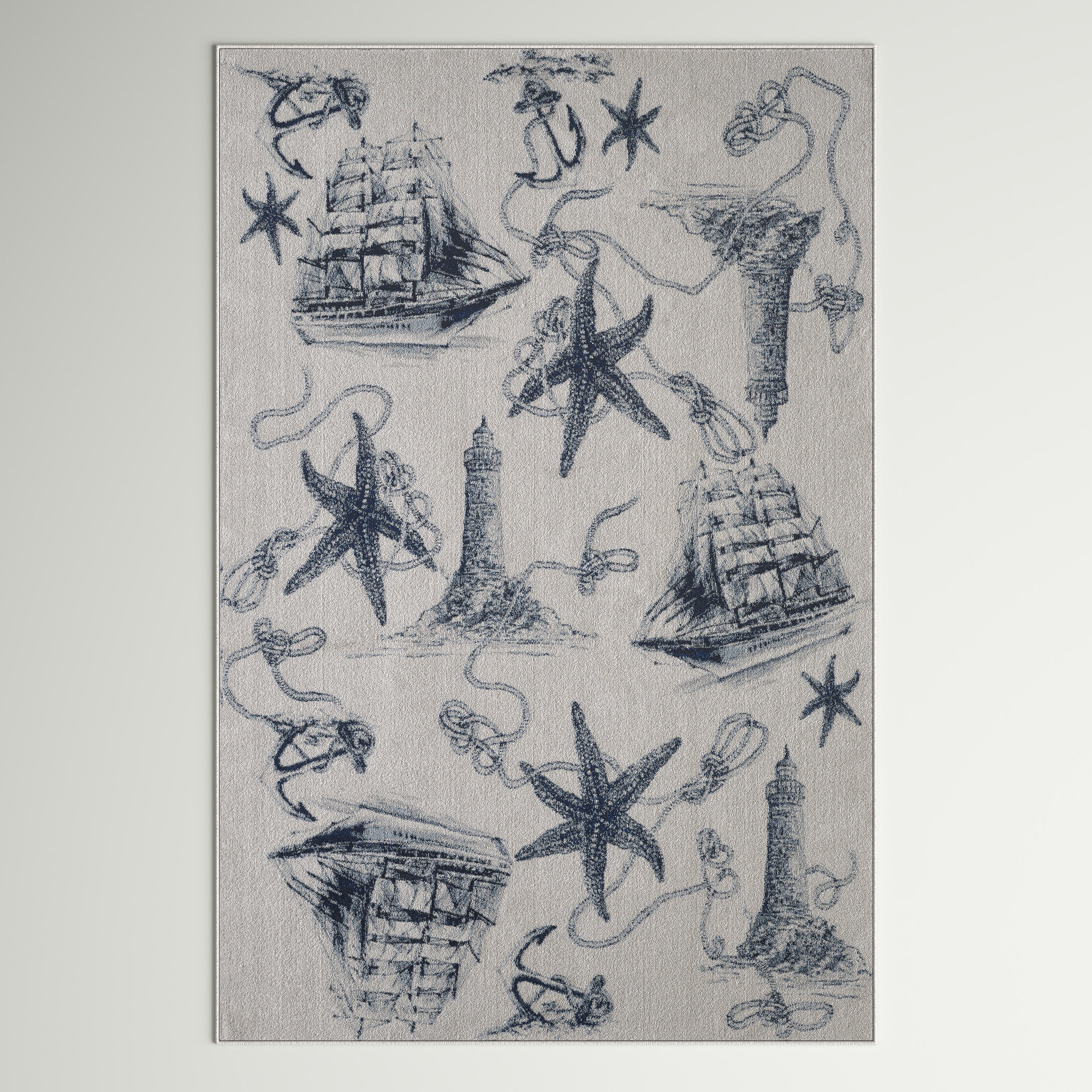 Sand & Stable™ Strood Blue/Grey Area Rug - Wayfair Canada