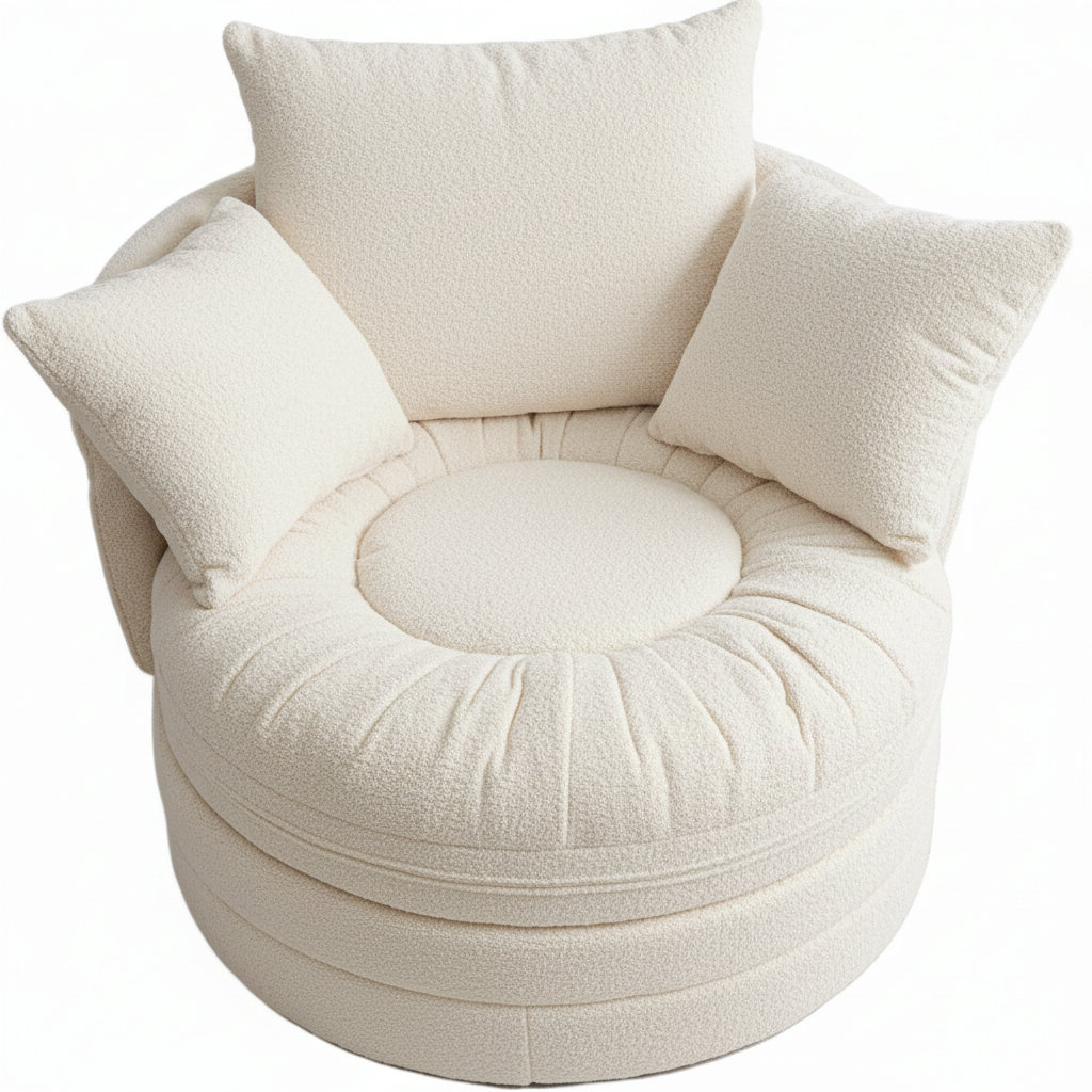 George Oliver Modern Swivel Accent Chair 360° Rotating Lounge Chair ...