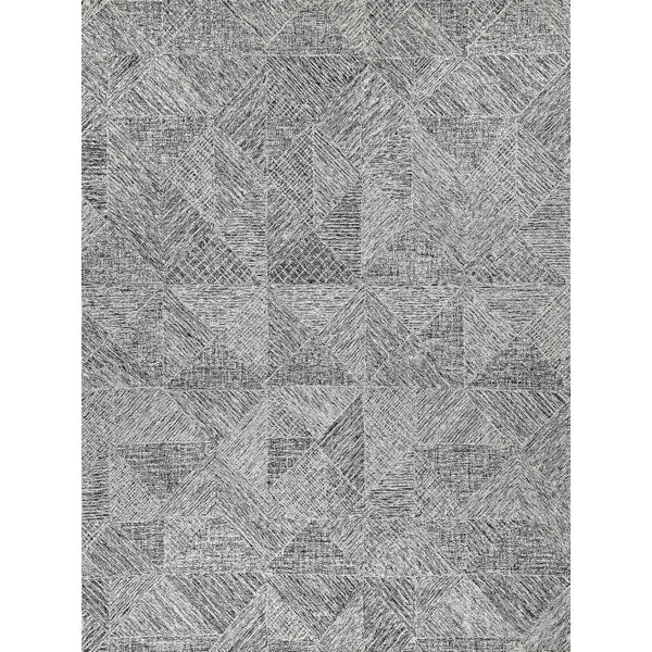 Exquisite Rugs Caprice Wool Geometric Area Rug in Gray & Reviews | Perigold