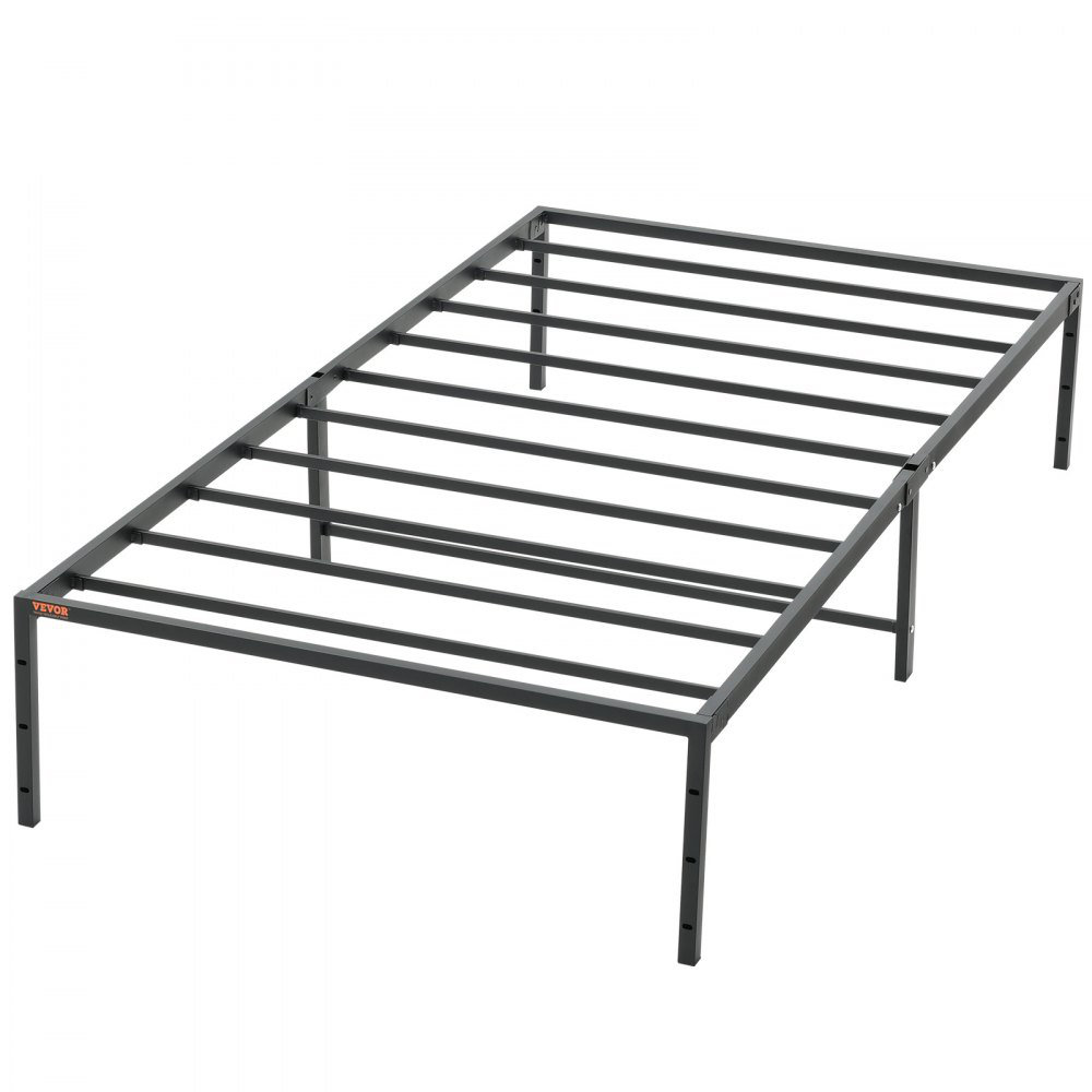 Wrought Studio™ Metal Bed Frame Platform, No Box Spring Needed ...