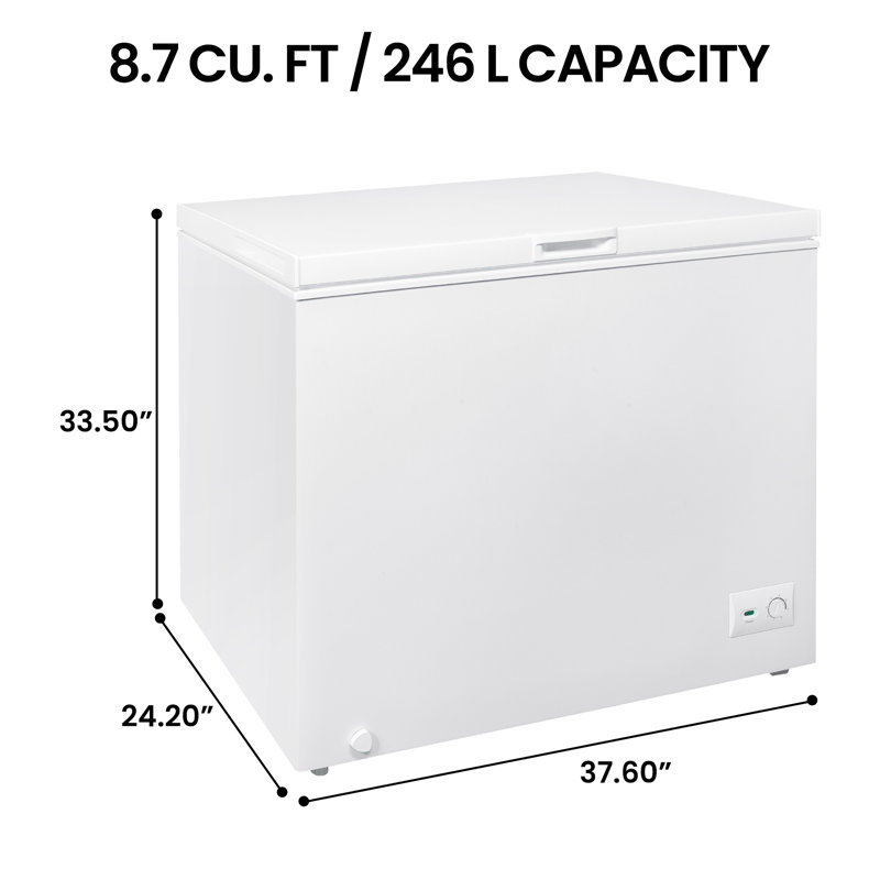 Kenmore 8.7 Cu. Ft. Garage Ready Chest Freezer With Adjustable ...