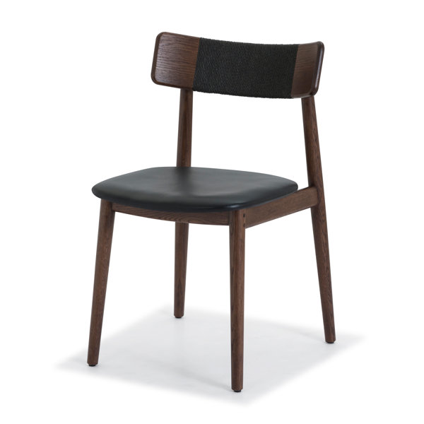 AllModern Sakina Leather Low Back Side Chair | Wayfair