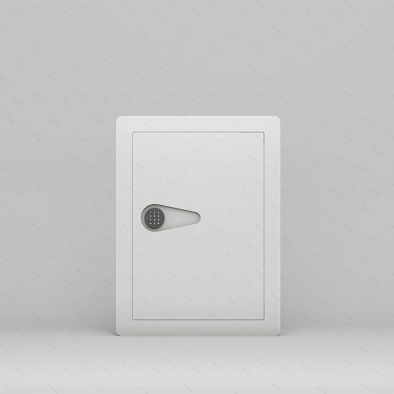 Dazzle Hives Digital Wall Hidden Safe Flat, Electronic, Steel, Keypad ...