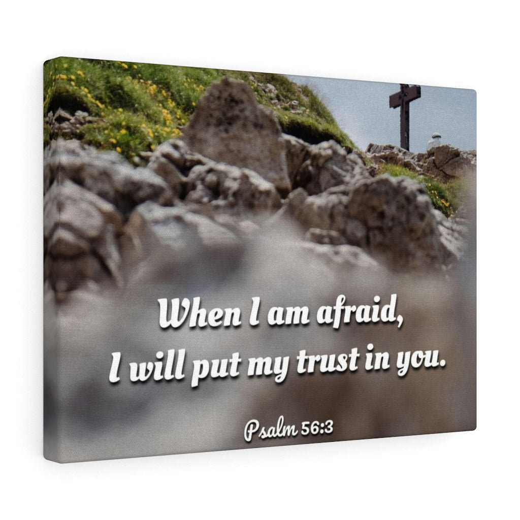 Trinx Trust In Thee Psalms 56:3 Christian Wall Art Bible Verse Print ...
