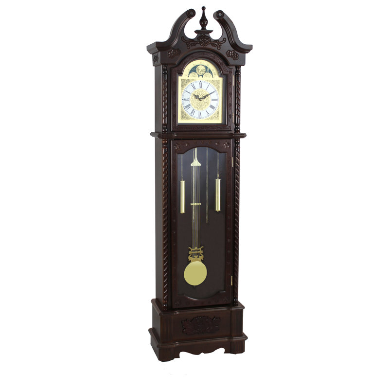 Astoria Grand 81.5'' H Wood Grandfather Clock & Reviews | Wayfair