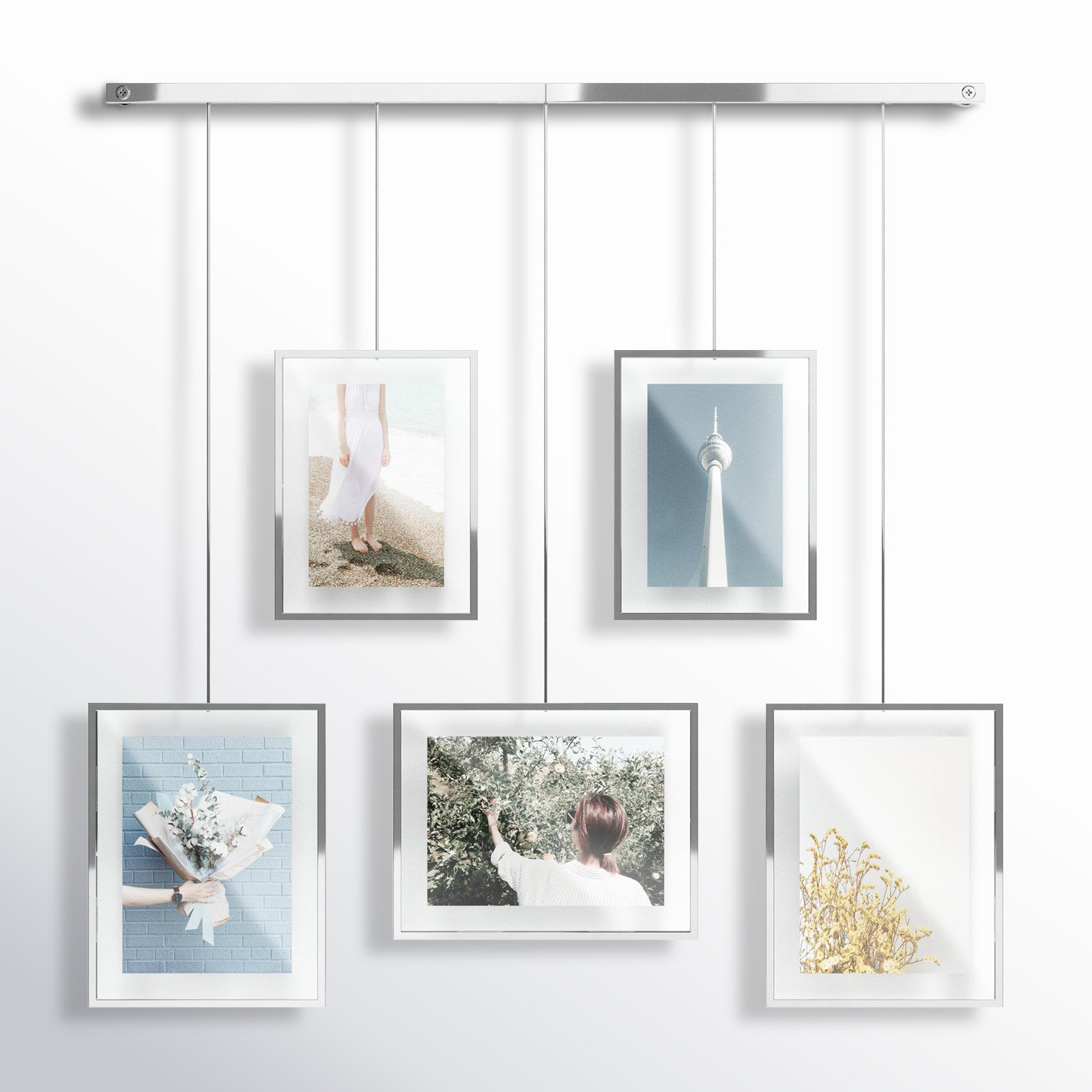 Umbra 5-Piece Matte Metal Collage Frame Set & Reviews | Wayfair