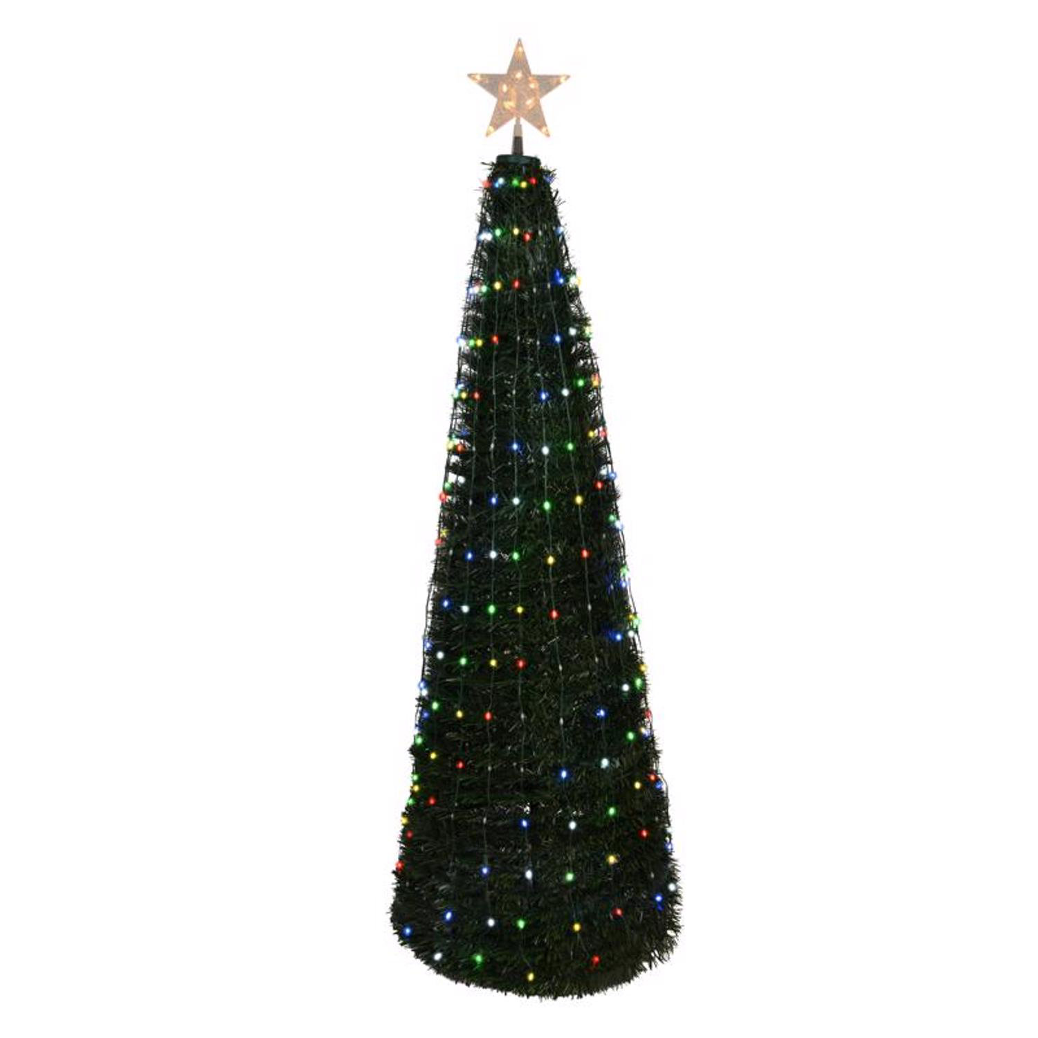 The Holiday Aisle® LED RGB Pop-Up Tree 5 ft. Christmas Tree | Wayfair