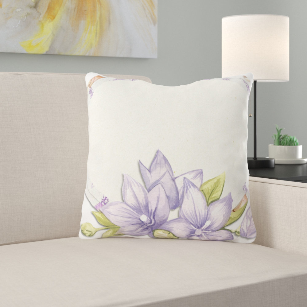 Ebern Designs Matheus Label Throw Pillow | Wayfair