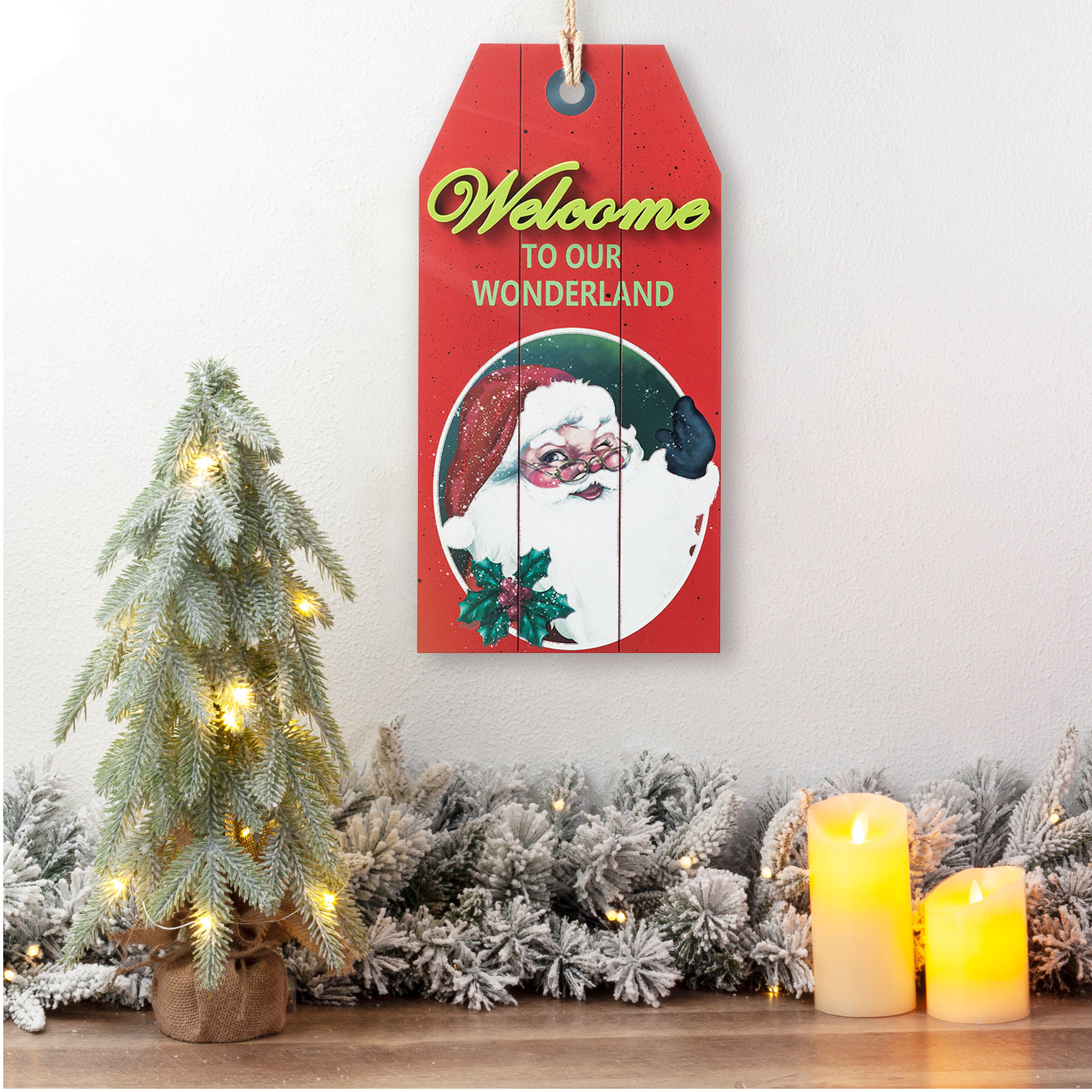 The Holiday Aisle® Christmas Santa Wall Décor | Wayfair