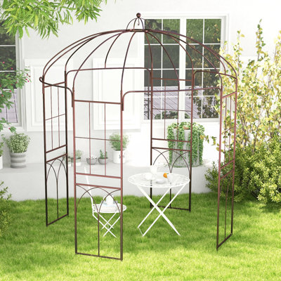 rustic metal arbors