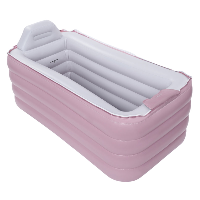 OUKANING Freestanding Inflatable Bathtub with Electric Air Pump | Wayfair